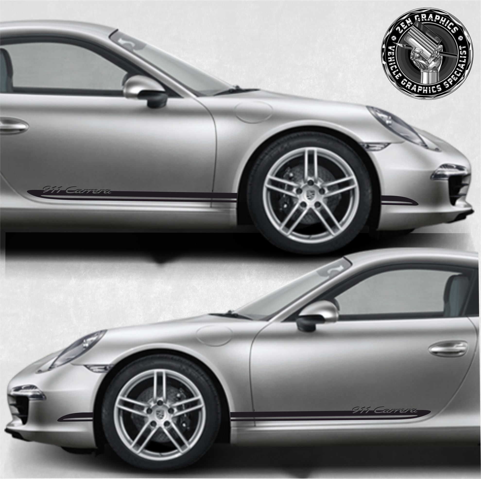 Zen Graphics - 991 / 911 Carrera side Stripes