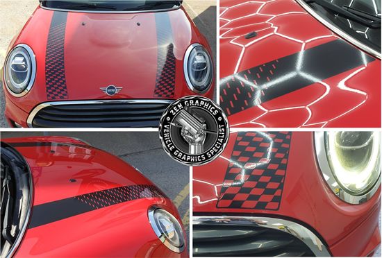 Zen Graphics - Mini F55 / F56 Transparent and Black 2024 Style Bonnet ...