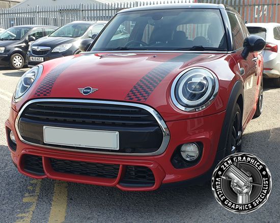 Zen Graphics - Mini F55 / F56 Transparent and Black 2024 Style Bonnet ...