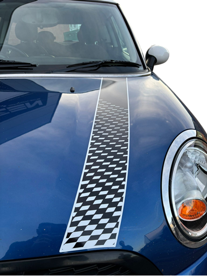 Zen Graphics - Mini Cooper R55 / R56 / R57 / R58 / R59 LCi Bonnet Stripes