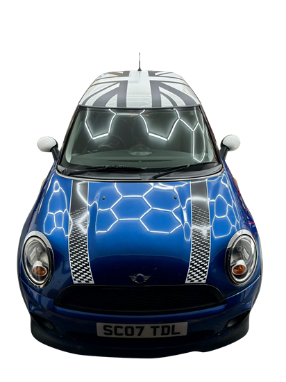 Zen Graphics - Mini Cooper R55 / R56 / R57 / R58 / R59 LCi Bonnet Stripes