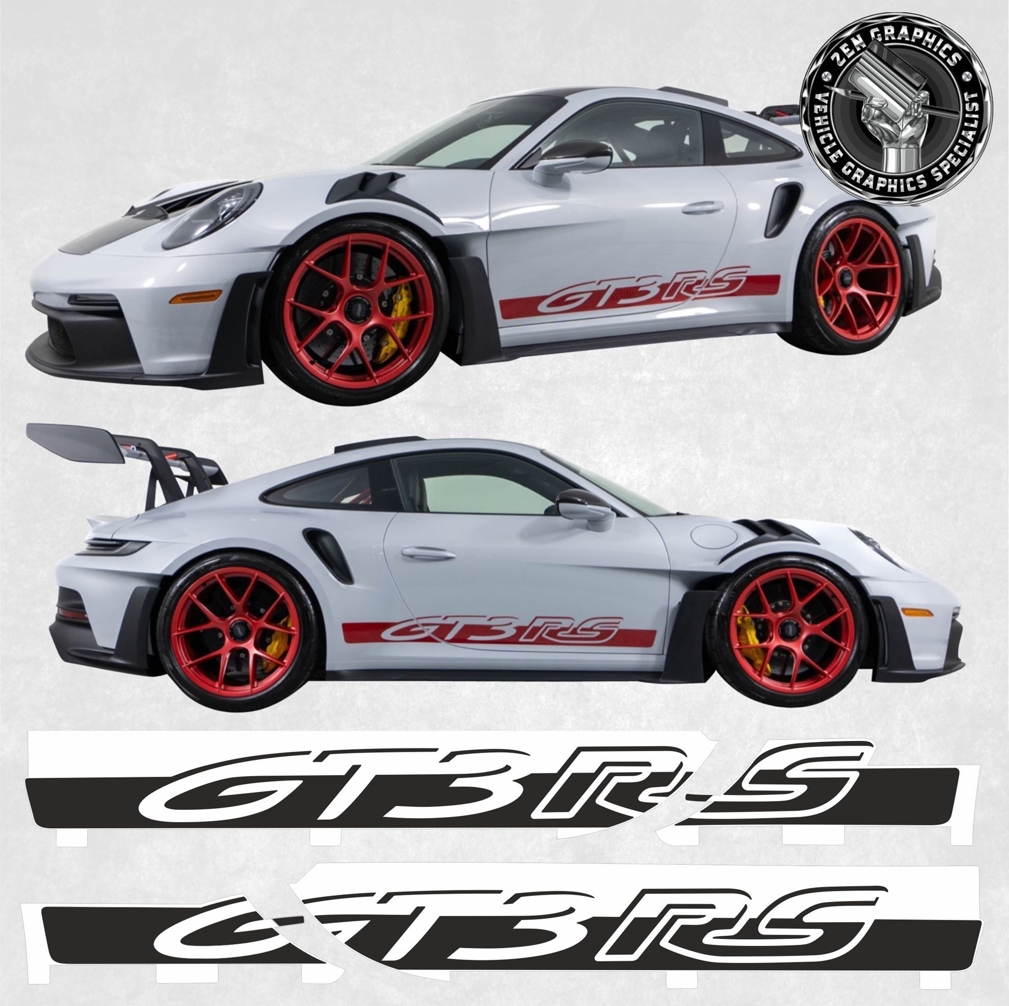 Zen Graphics - 992 GT3 RS side Stripes