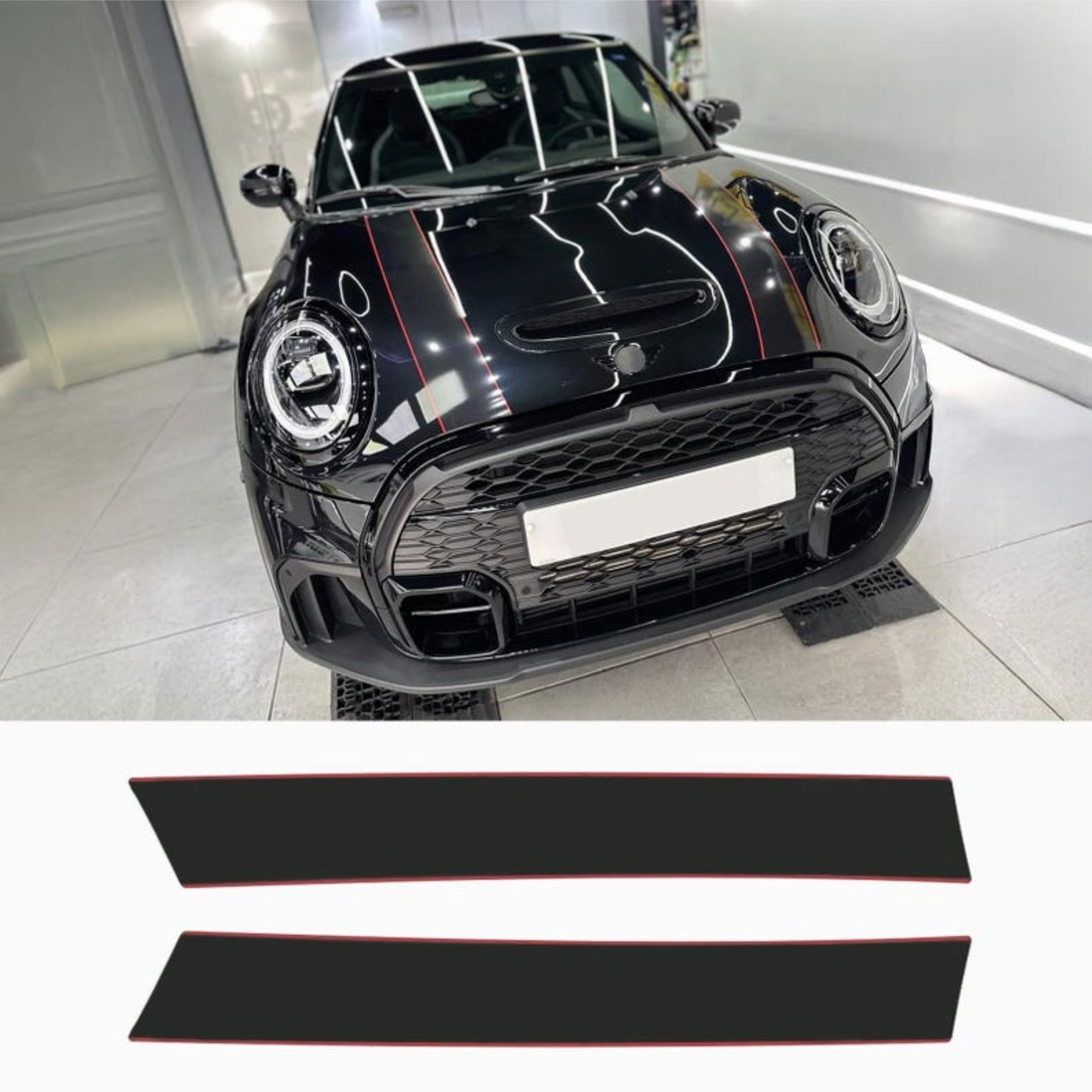 Zen Graphics - Mini F55 / F56 Cooper / Cooper S / JCW Bonnet stripes