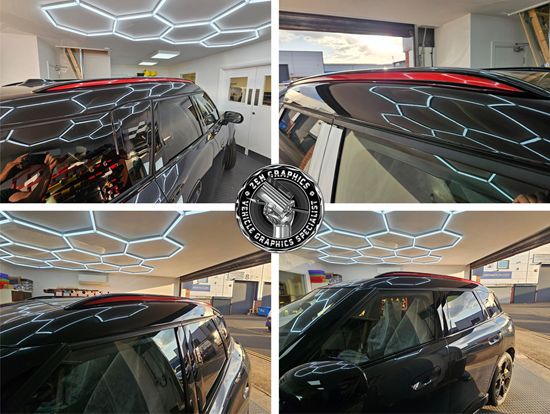 Zen Graphics - Mini U25 Countryman Roof Rail Stripes