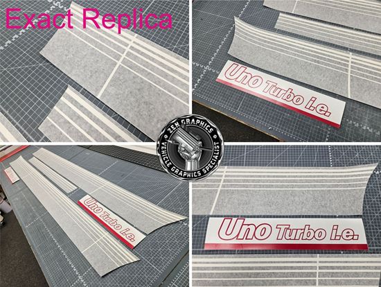 Zen Graphics - Fiat Uno Turbo i.e. phase 1 replacement side & rear ...