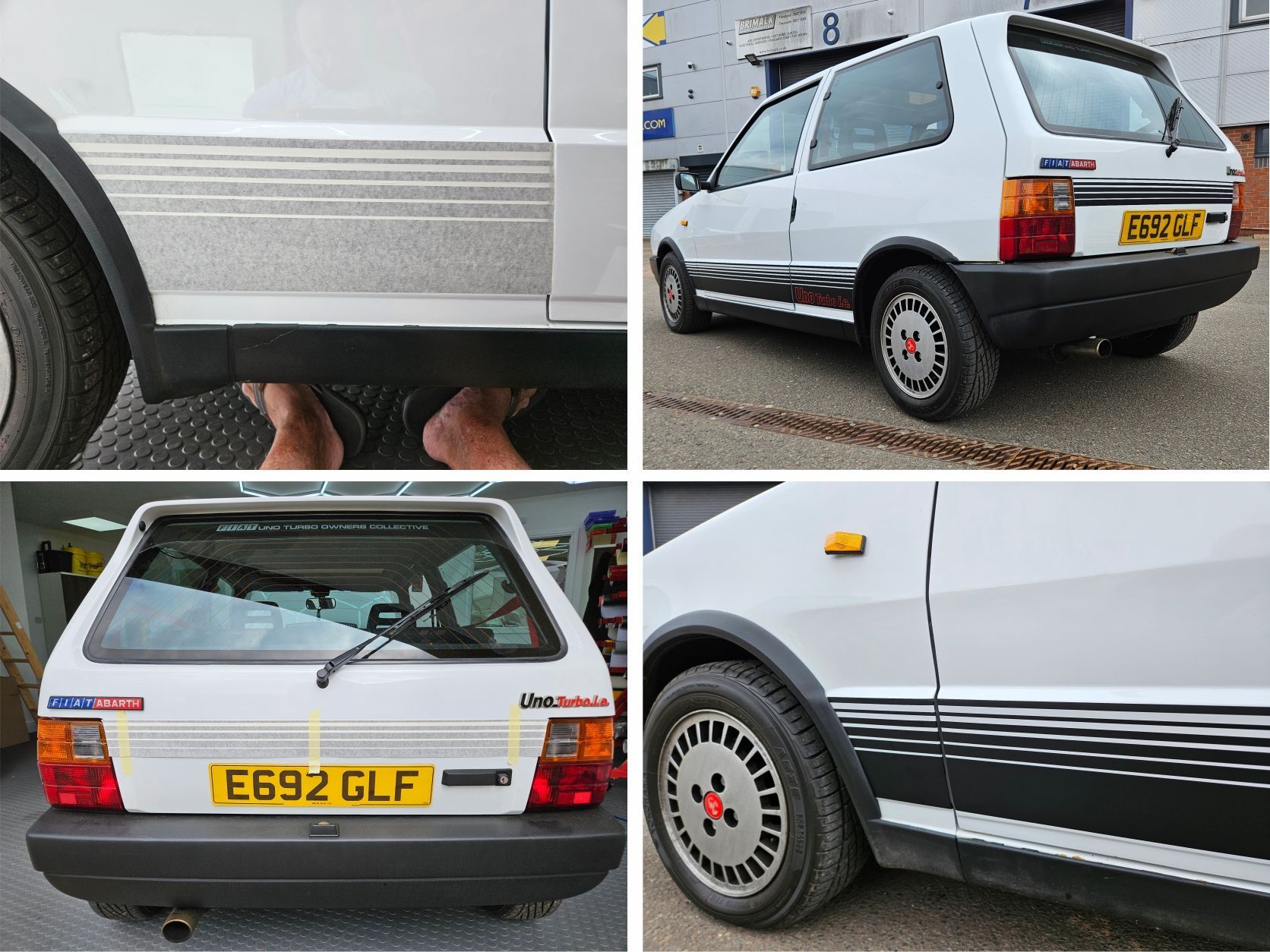 Zen Graphics - Fiat Uno Turbo i.e. phase 1 replacement side & rear ...