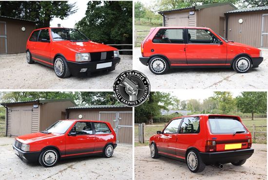 Zen Graphics - Fiat Uno Turbo i.e. phase 1 replacement side & rear ...