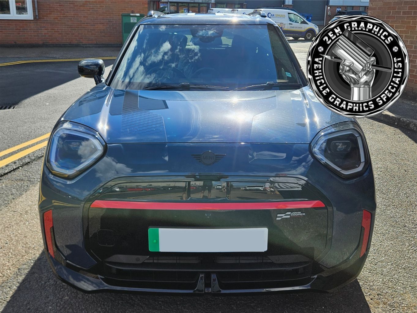 Zen Graphics - Mini J05 Aceman JCW Grille Stripe