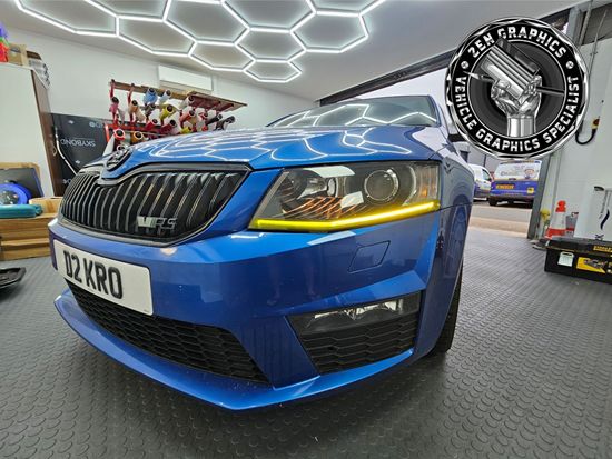 Zen Graphics - Skoda Octavia VRS / TDi / TSi MK3 DRL Headlight Accent ...
