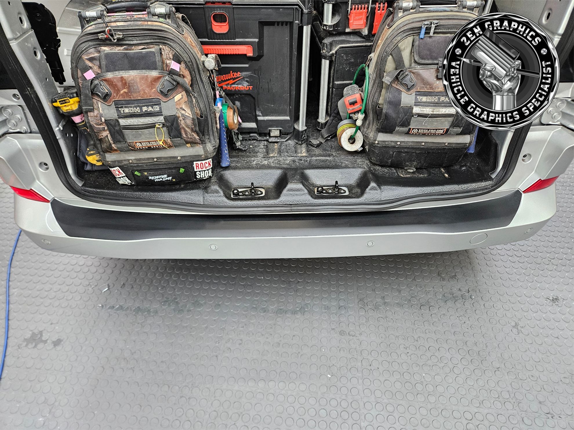 Zen Graphics - Ford Transit Custom MK7 rear Bumper Protector Vinyl