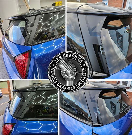 Zen Graphics - Mini J01 Electric C Pillar and Spoiler sides Union Jack ...